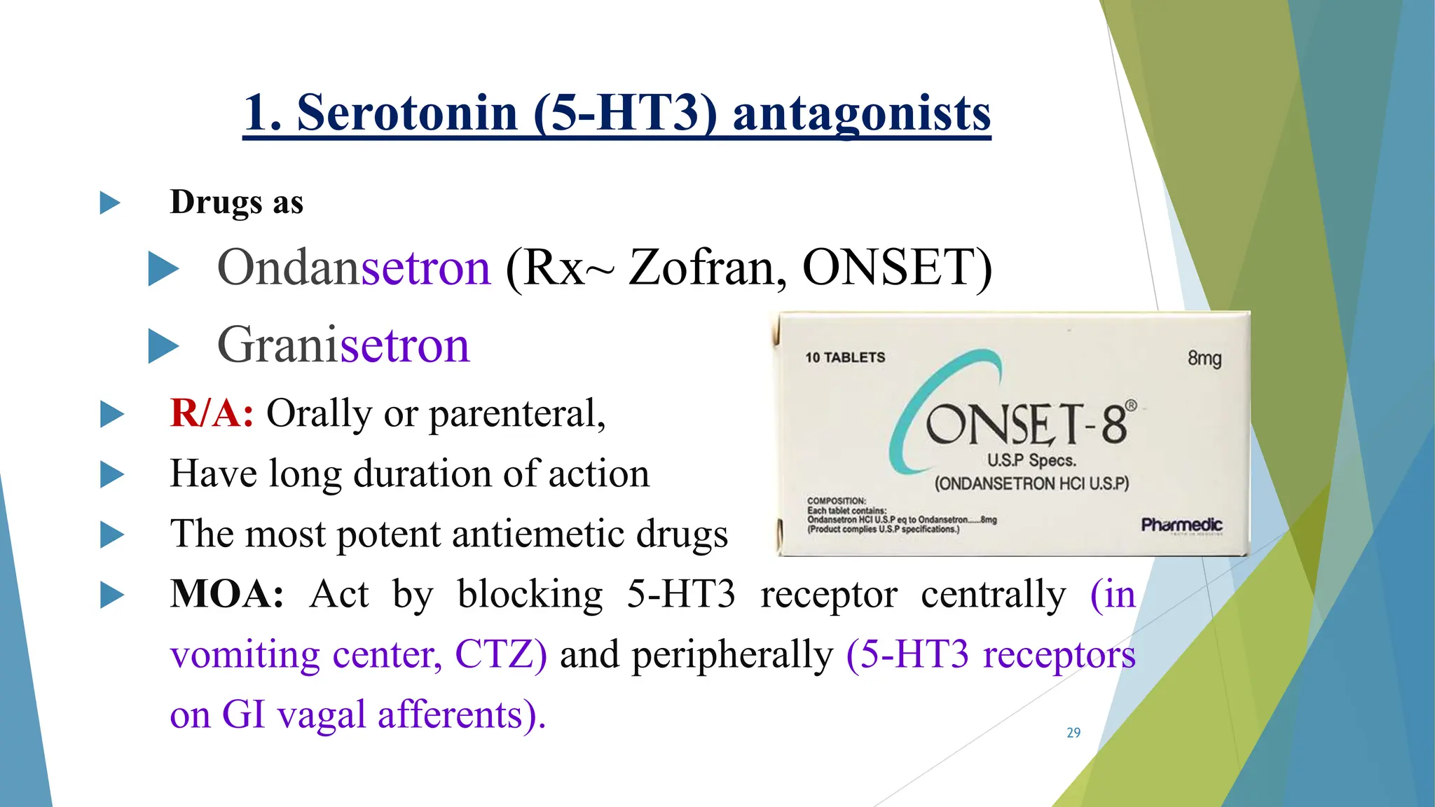 Antiemetics, Pharmacology by Baqir Naqvi.pptx