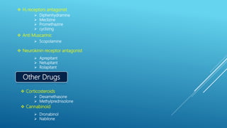 Antiemetic drugs | PPTX