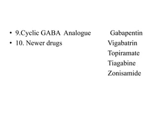 Antiepileptics | PPTX