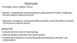 CENTRAL NERVOUS SYSTEM PHARMACOLOGY,ANTIEPILEPTIC DRUGS | PPT