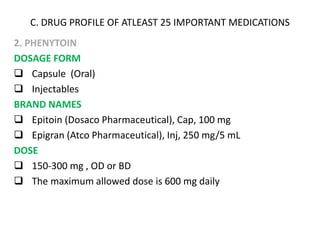 Antiepileptic drugs Dr-Z Pharmacy Practice | PPTX