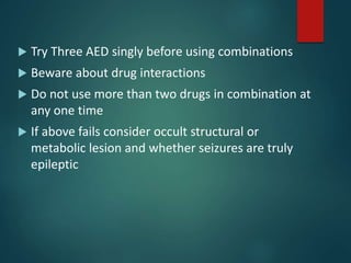Anti epileptic drugs | PPTX