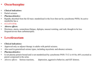 Anti epileptics-pharmacology and guidelines | PPTX