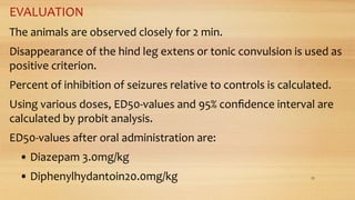 Anti epileptic screening model | PPTX