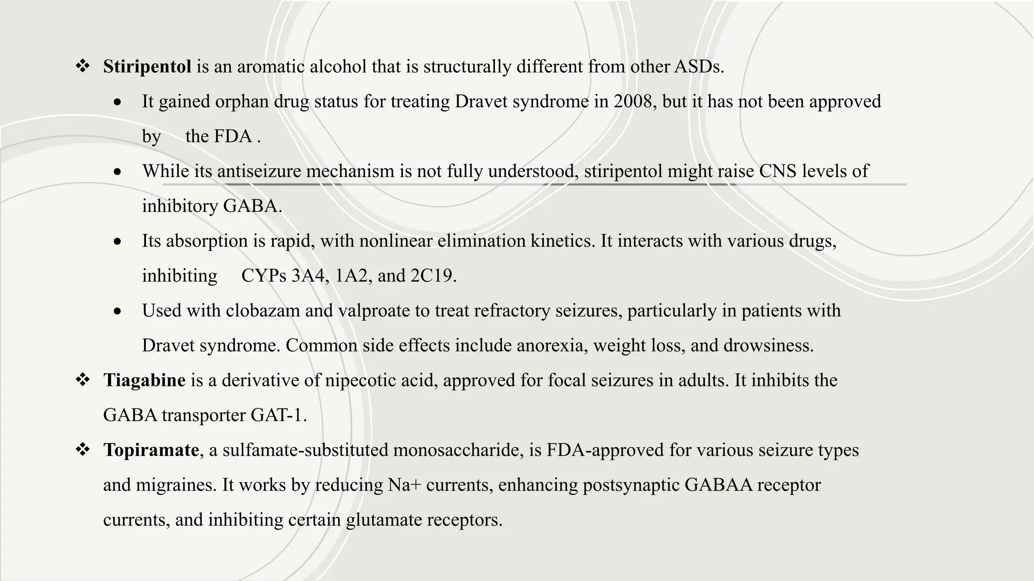Introduction, Classification, general mechanism of action and ...