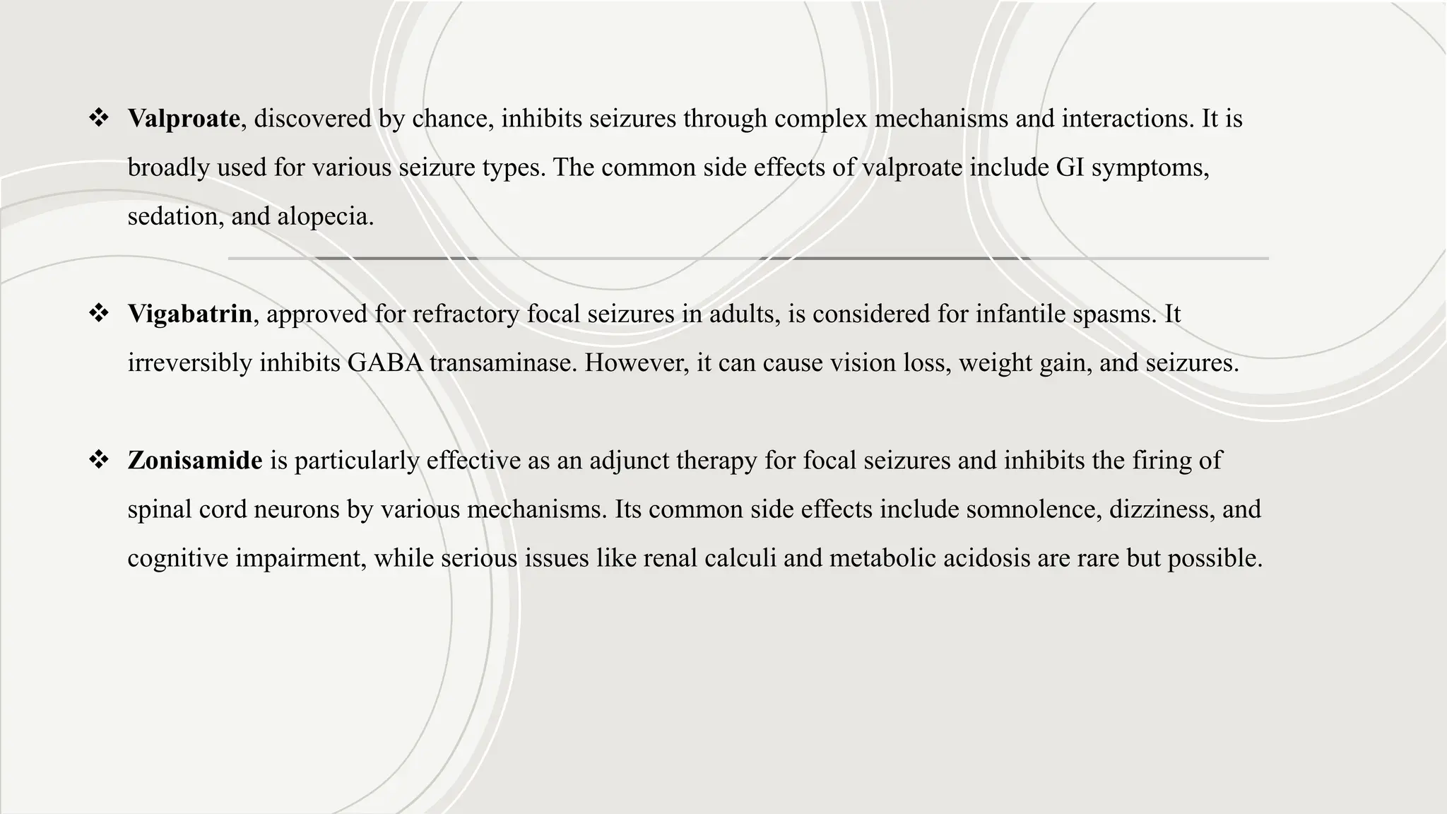 Introduction, Classification, general mechanism of action and ...