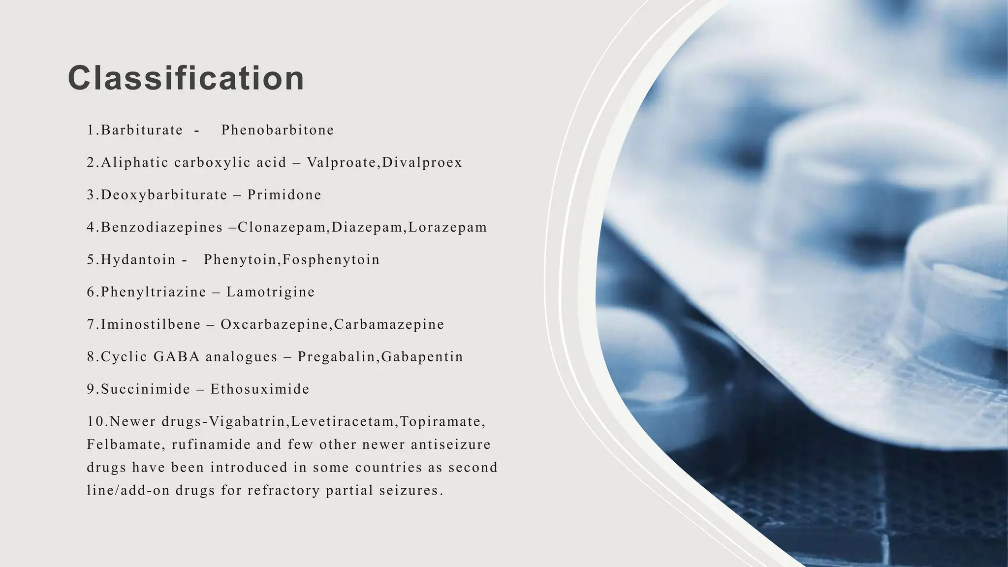 Introduction, Classification, general mechanism of action and ...