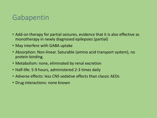 Anti epiletics drugs | PPT