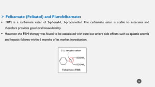 Antiepileptic drugs / Medicinal Chemistry III | PDF