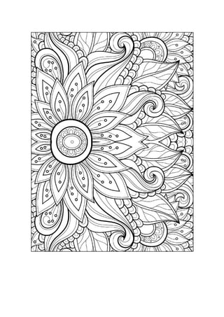 Anti estresse desenhos para adultos colorir | PDF
