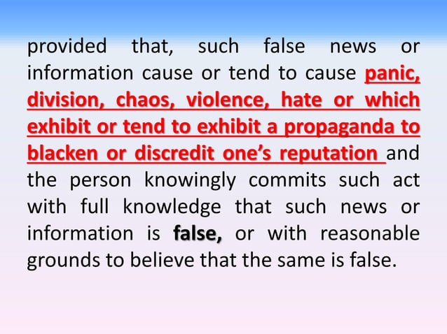 Anti fake news- RA 10951 | PPTX