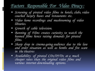 Anti film piracy | PPT
