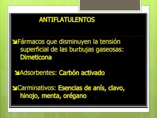 FARMACOS ANTIFLATULENTOS | PPTX