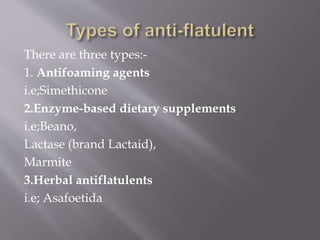 Antiflatulent ppt | PPTX