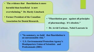 Anti fluoride lobby | PPTX