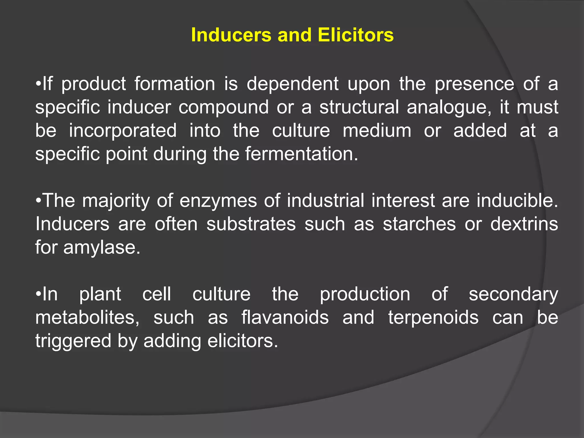 Anti-foaming agents, inducers, precursors and inhibitors in Fermentation technology | PPTX