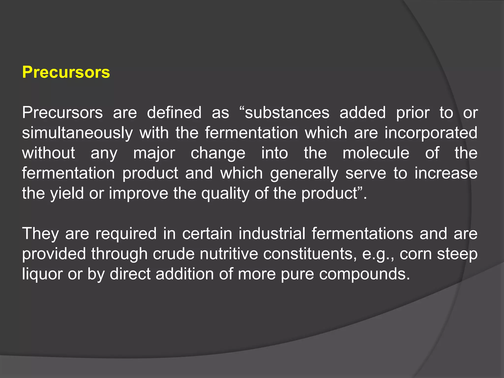 Anti-foaming agents, inducers, precursors and inhibitors in ...