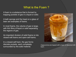 Anti-foaming agents, inducers, precursors and inhibitors in ...