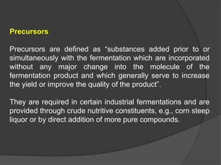 Anti-foaming agents, inducers, precursors and inhibitors in ...