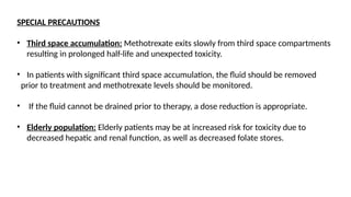 Anti folates in use for cancer chemotherapy | PPTX