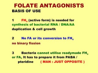 Folic acid and antifolate drugs or folate antagonists | PPT | Chemistry ...