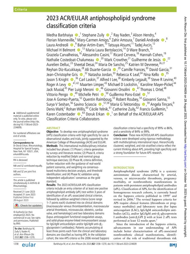 Anti fosfolipid syndrome ACR EULAR 2023.pdf