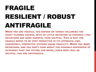 Notes from Antifragile | PDF