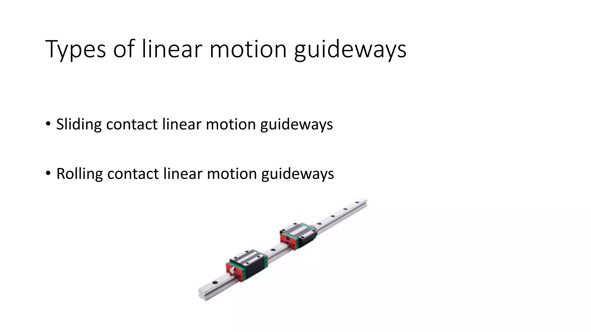 Antifriction guideways, feed drives, spindles | PPTX