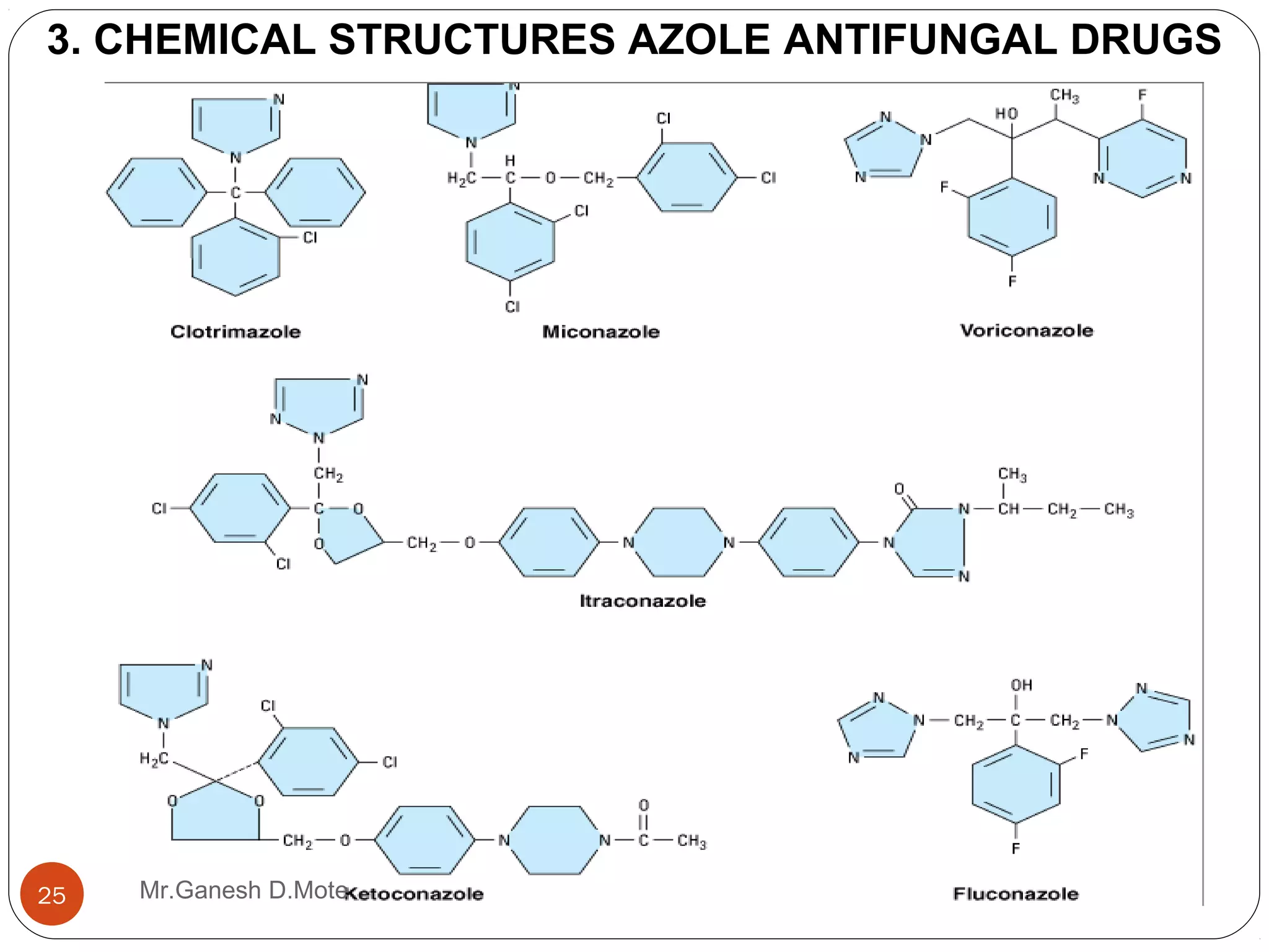 Medicinal chemistry of Antifungal agents | PPT