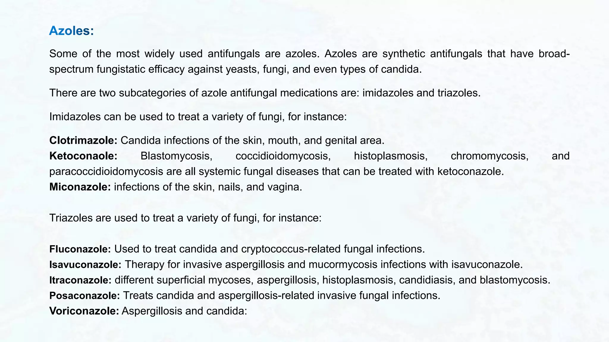 Antifungal Action Mechanism ofs of Azoles, Caspofungin and Terbinafine.pptx