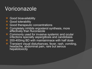Antifungal Agents in Ophthalmology | PPT