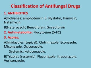 Antifungal agents | PPT