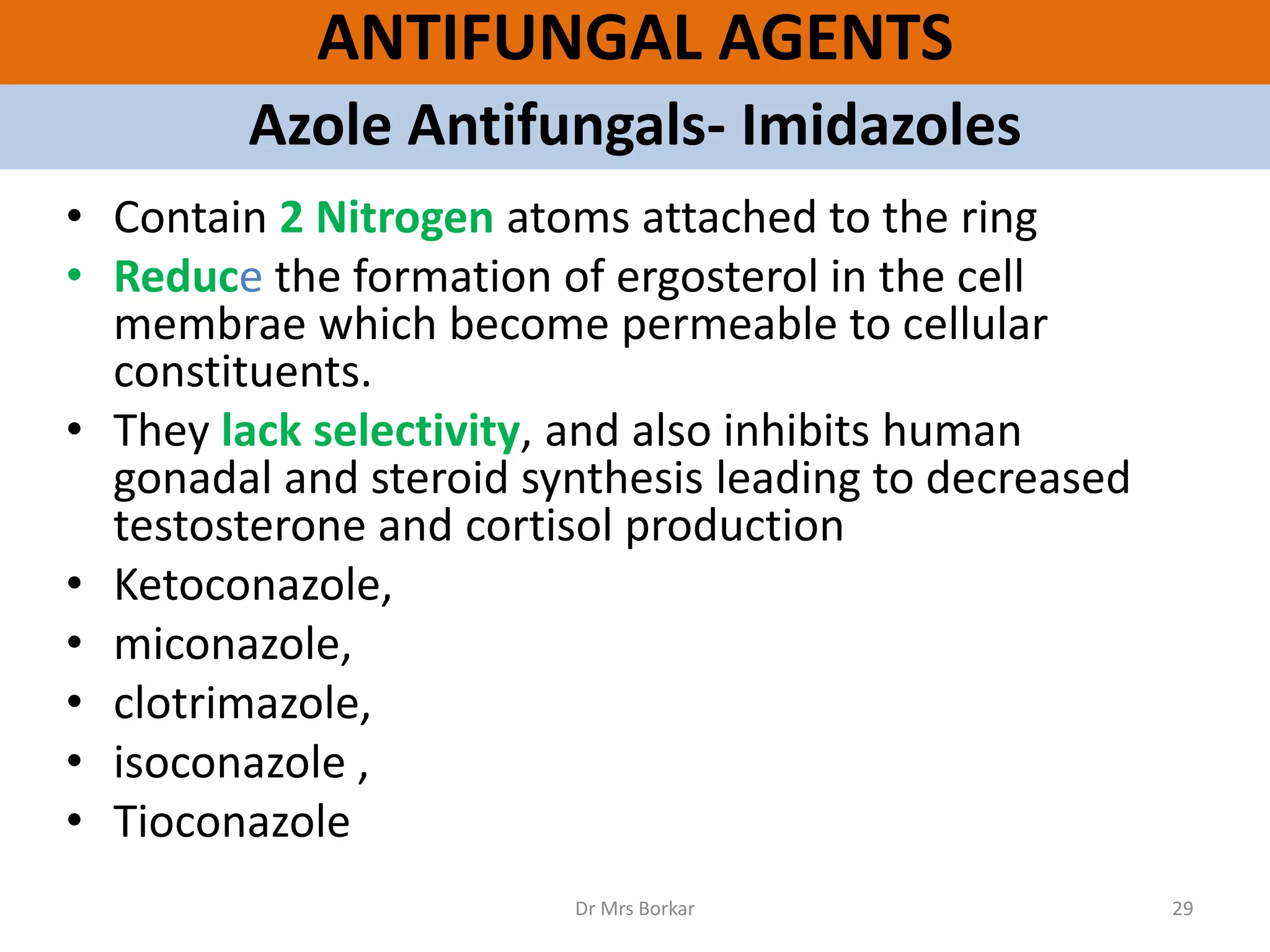 Anti fungal agents | PPTX