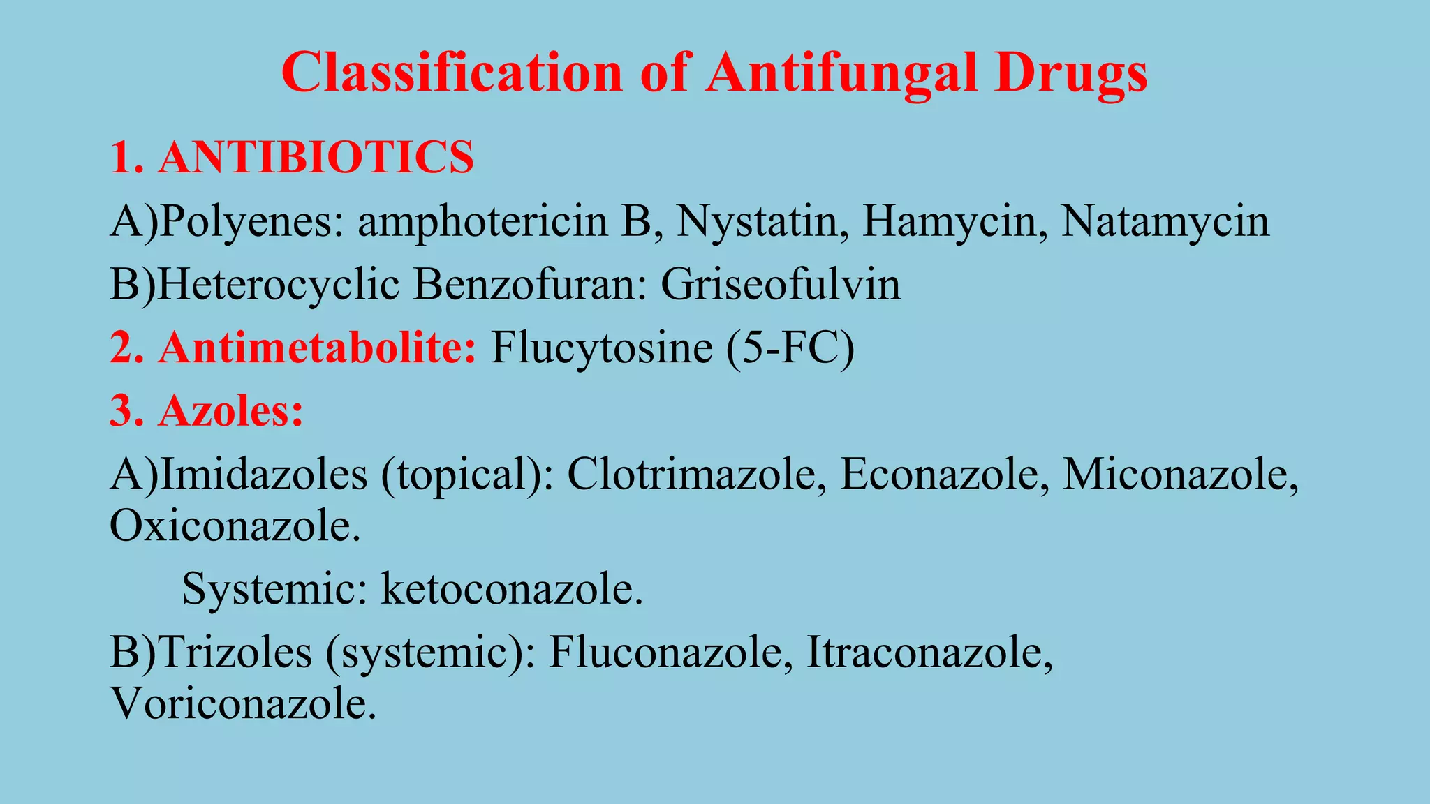 Antifungal agents | PPT