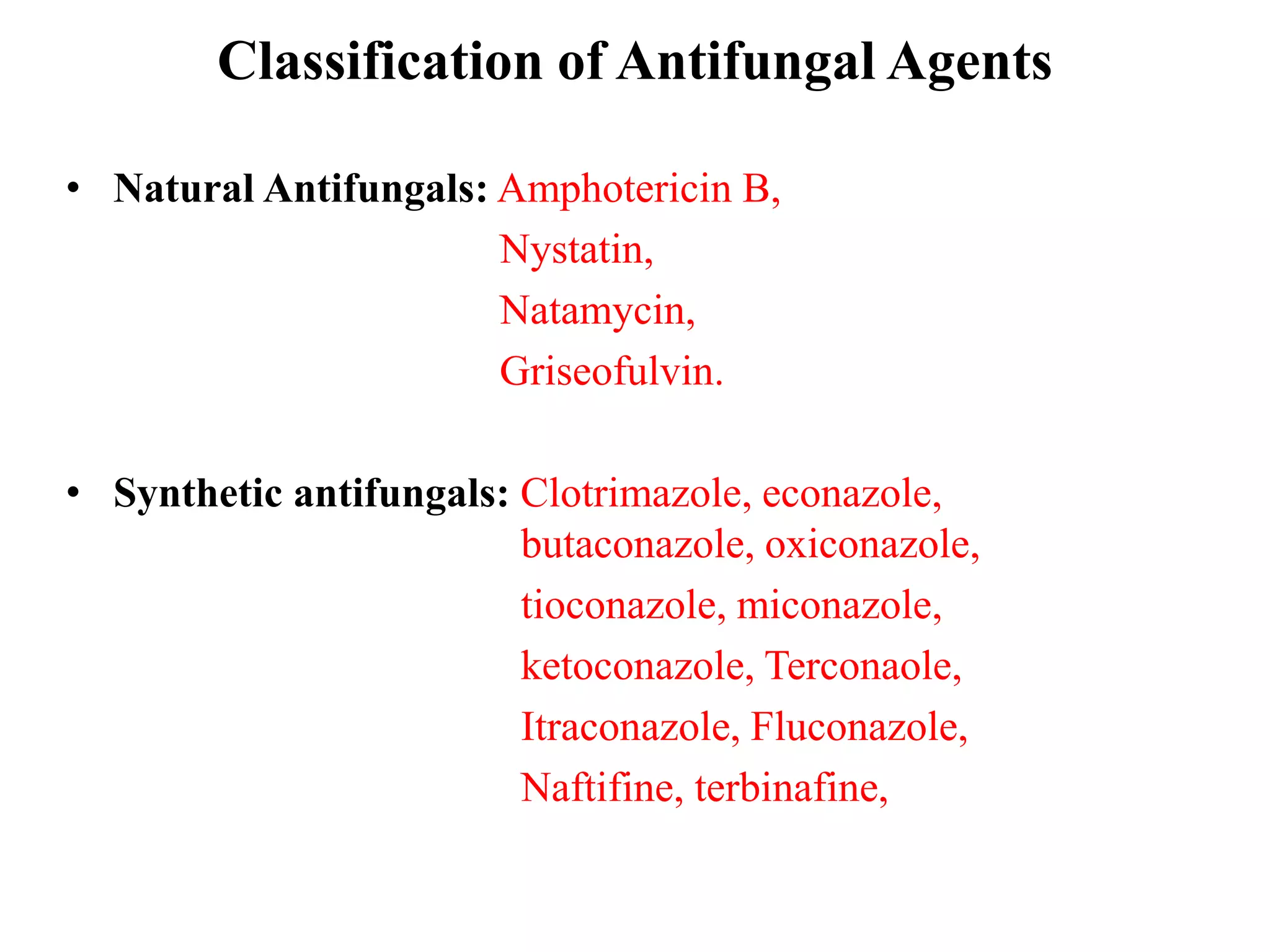 Anti fungal agents | PPTX