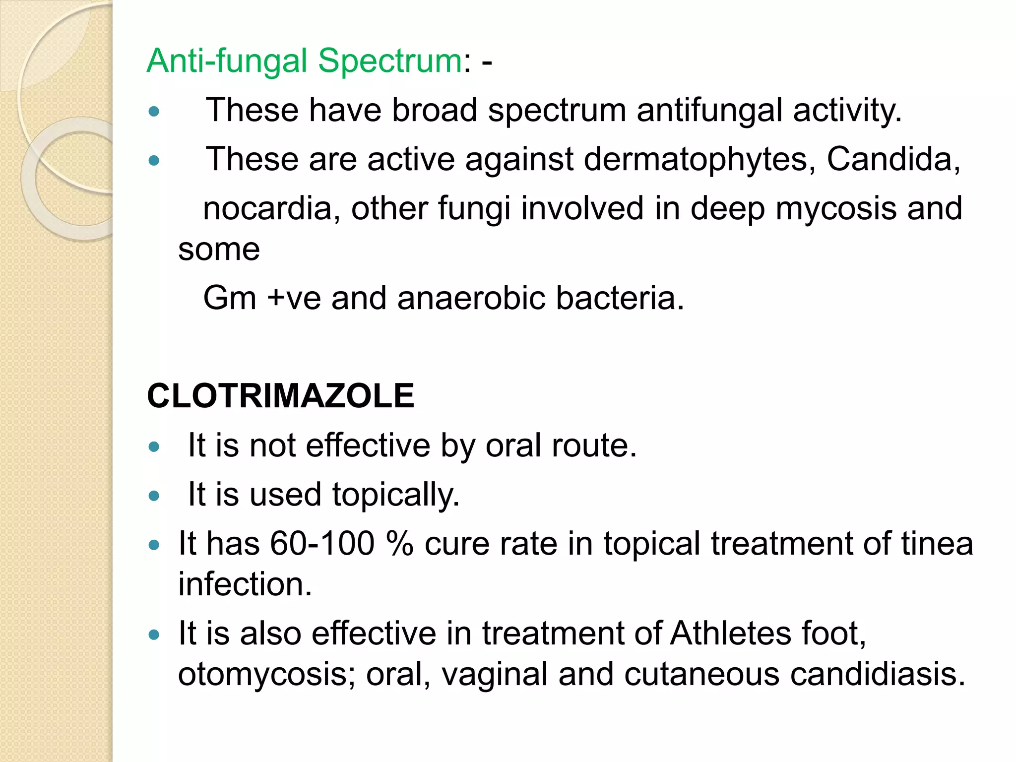 Anti fungal agents | PPT