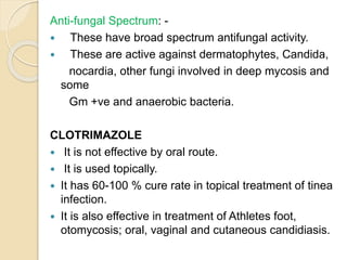 Anti fungal agents | PPT