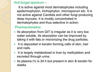 Anti fungal agents | PPT