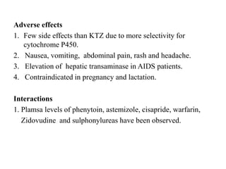 antifungal agents ( systemic and topical) | PDF | Skin and Dermatology ...
