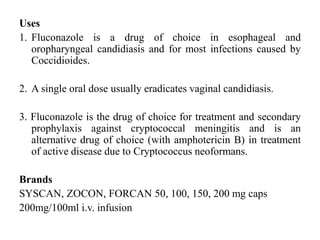 antifungal agents ( systemic and topical) | PDF | Skin and Dermatology ...