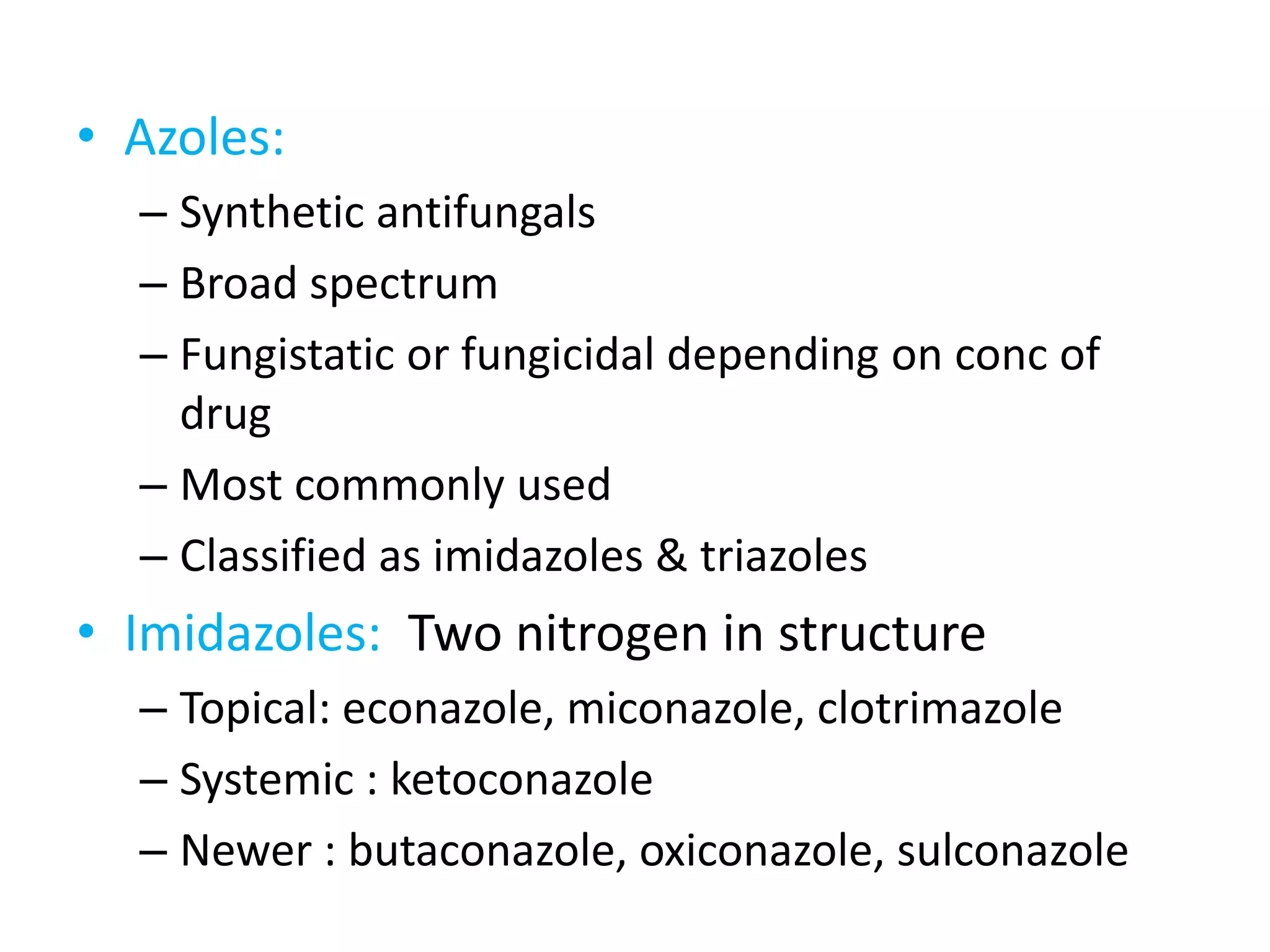 Antifungal drugs | PPTX