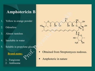 Anti -fungal agents(PHARMACEUTICAL CHEMISTRY) | PDF