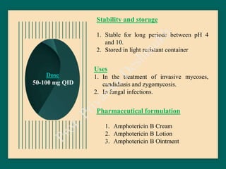 Anti -fungal agents(PHARMACEUTICAL CHEMISTRY) | PDF