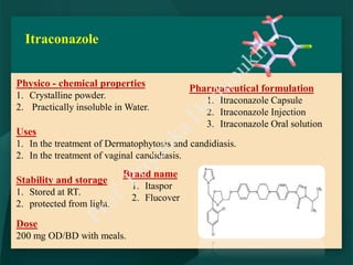 Anti -fungal agents(PHARMACEUTICAL CHEMISTRY) | PDF