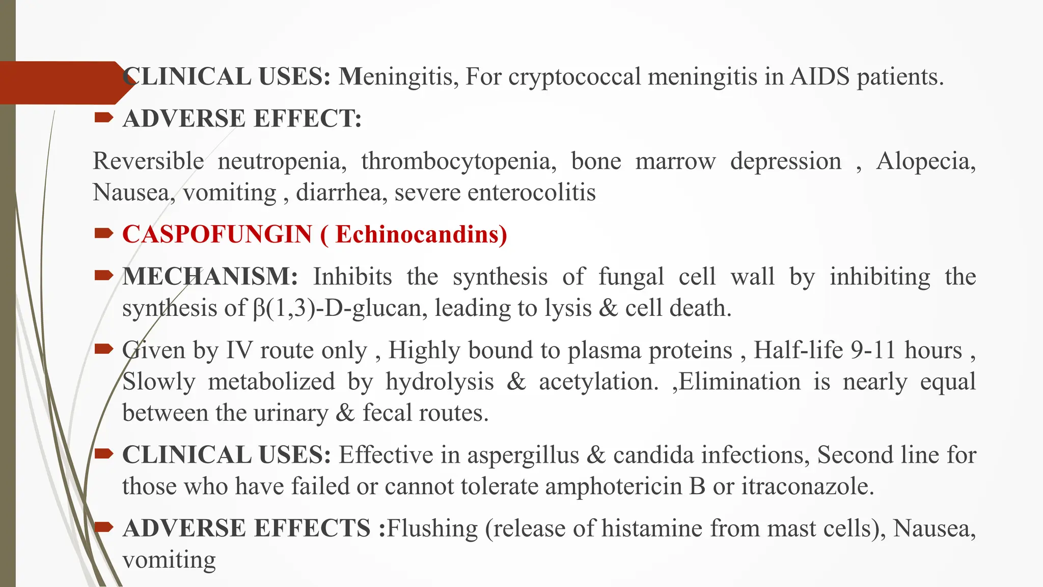 ANTIFUNGAL AND ANTI-TUBERCULOSIS DRUGS WITH CLASSIFICATION | PPTX