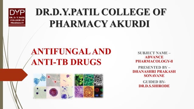 ANTIFUNGAL AND ANTI-TUBERCULOSIS DRUGS WITH CLASSIFICATION | PPT