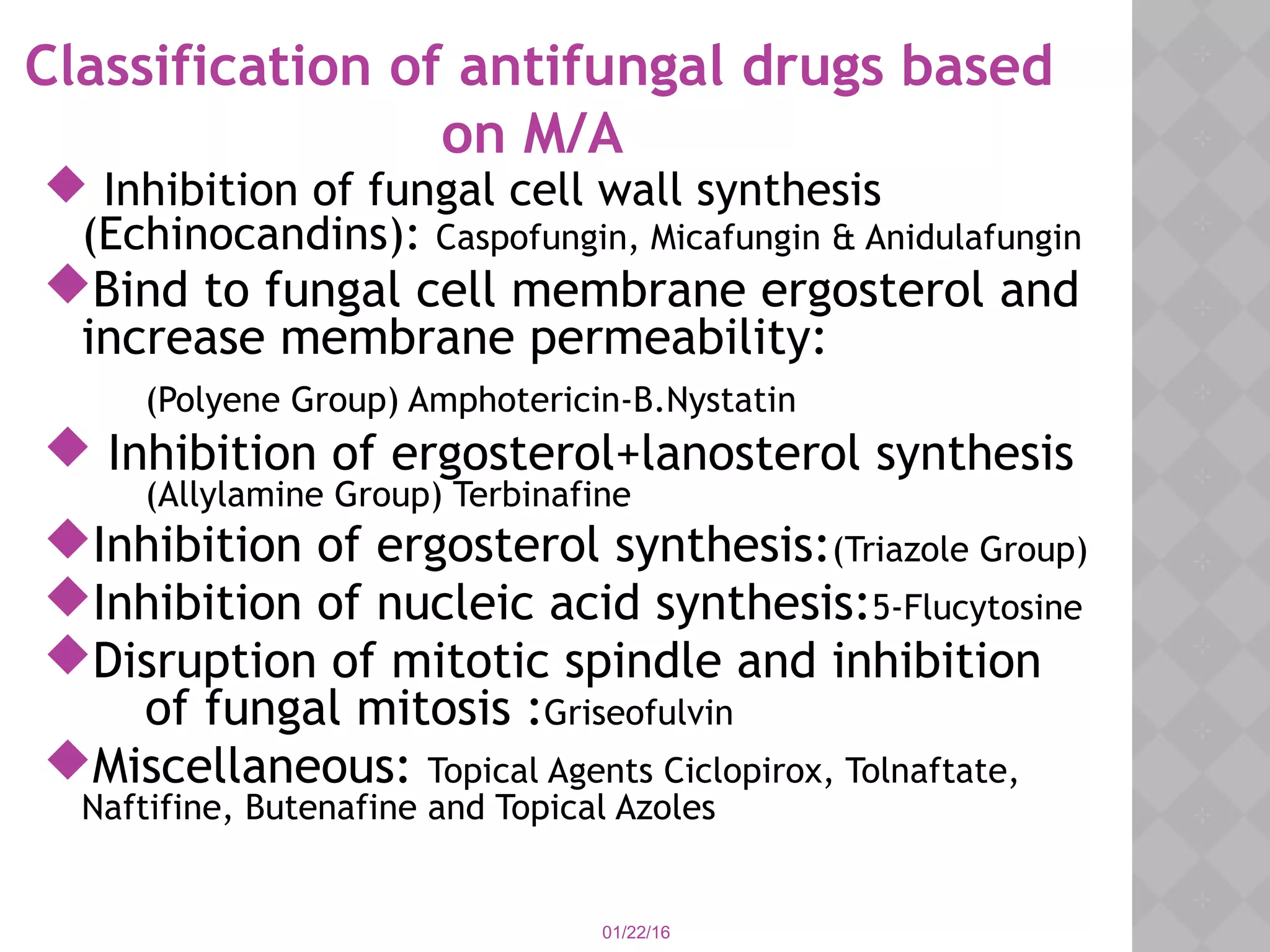Antifungal drugs | PPT