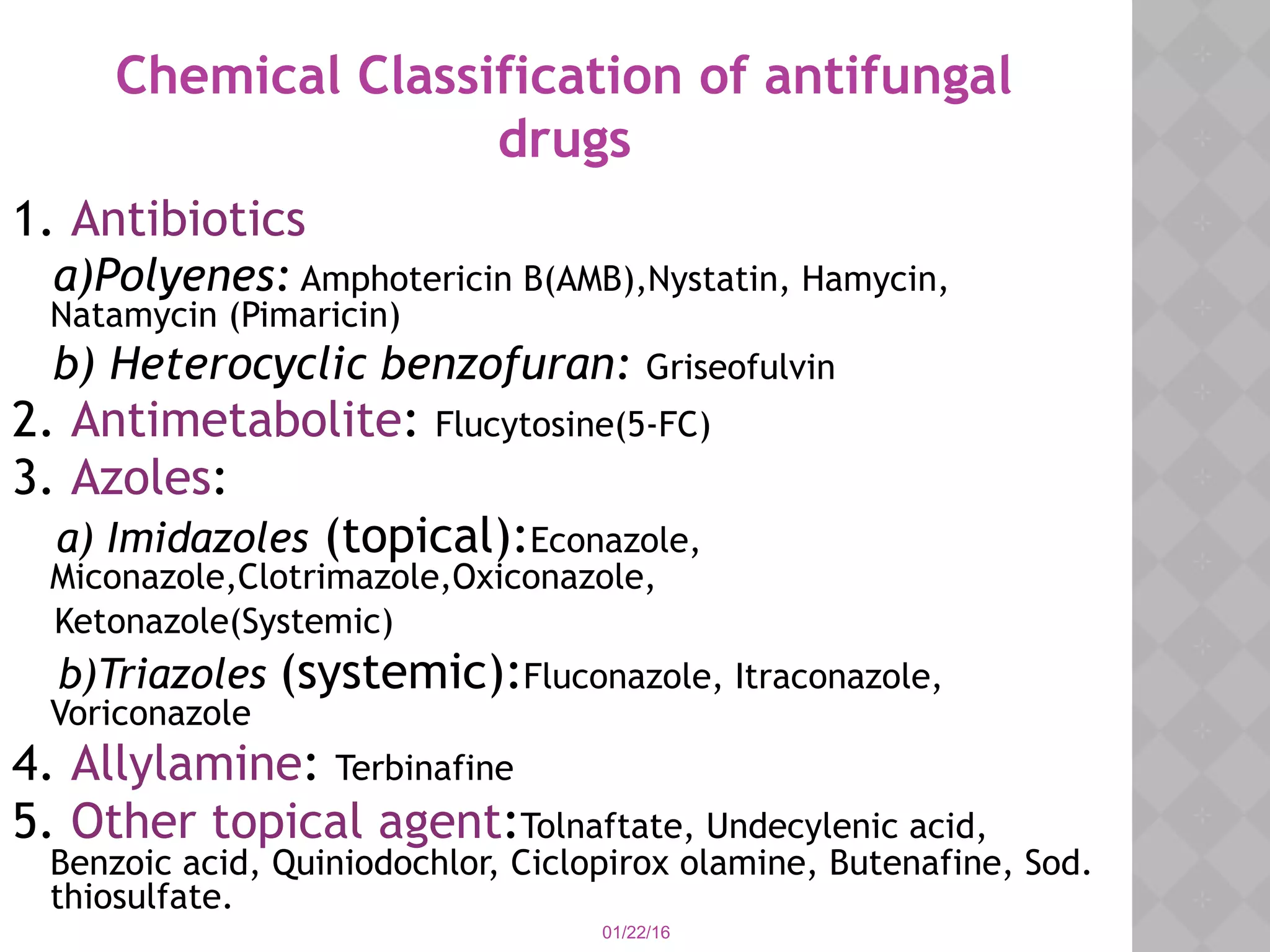 Antifungal drugs | PPT