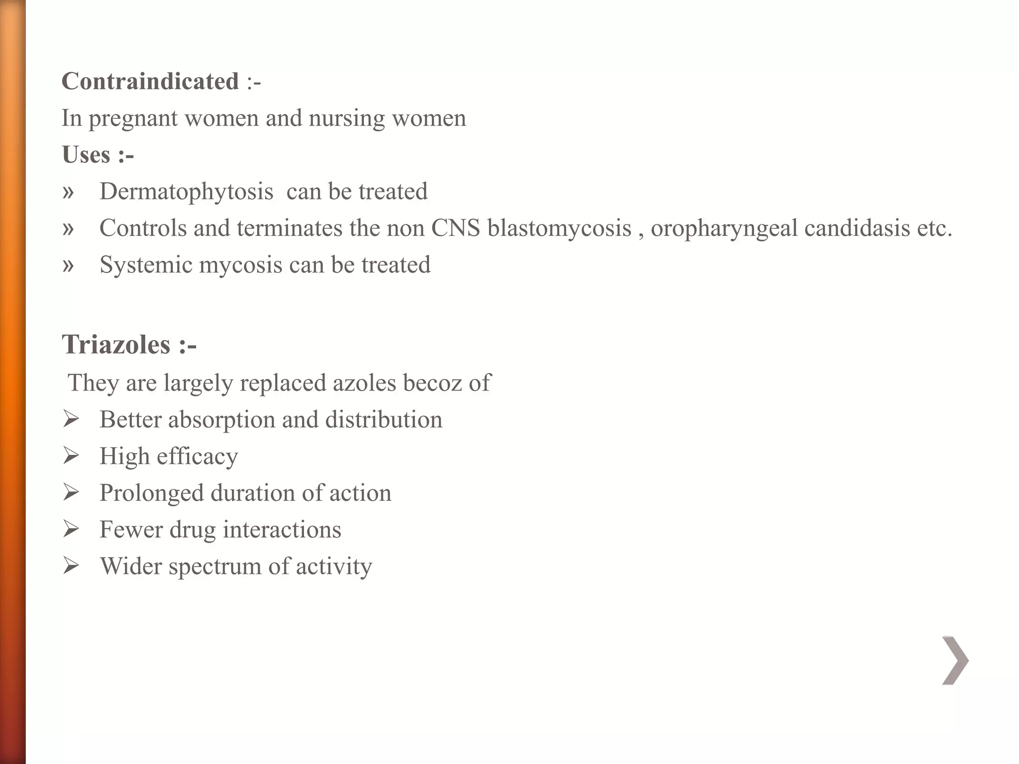 Anti fungal drugs | PPTX | Skin and Dermatology | Diseases and Conditions