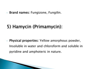 Antifungal drugs | PPT